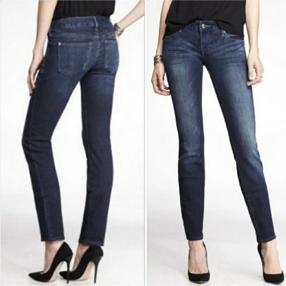 Express | Jeans | Express Skinny Stella Low Rise Dark Stretchy Jeans ...